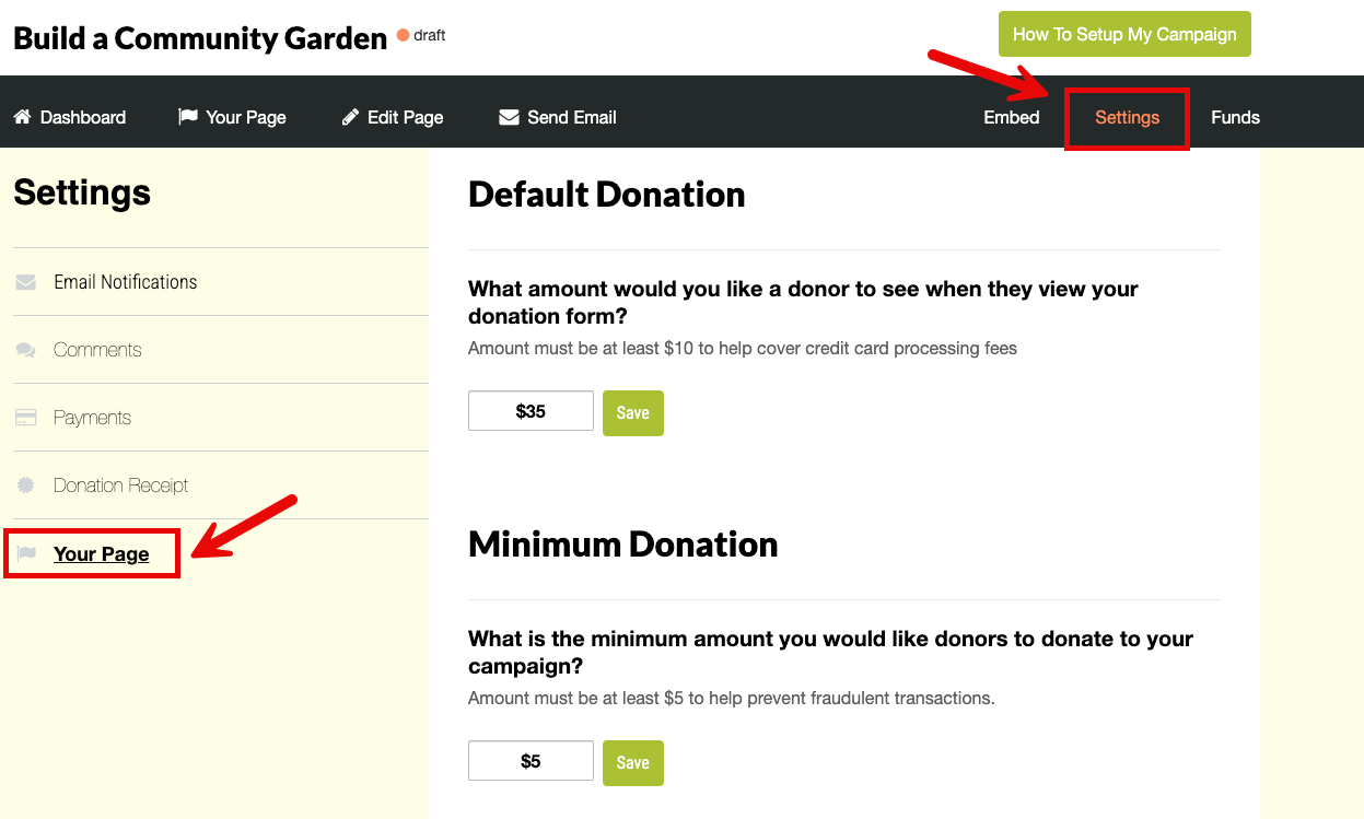 How Do I Set a Default Donation Amount for My Campaign? – SignUpGenius